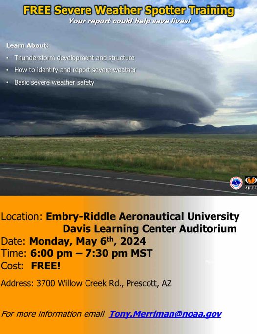 Weather Spotter Training Course Coming Up - KYCA