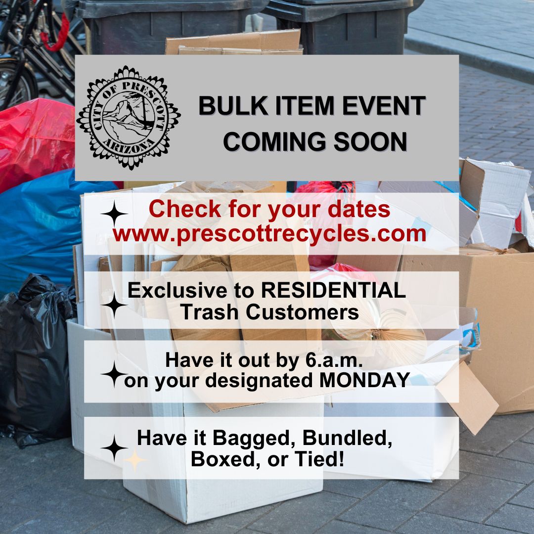 Prescott’s Bulk Trash Event Starts Soon - KYCA