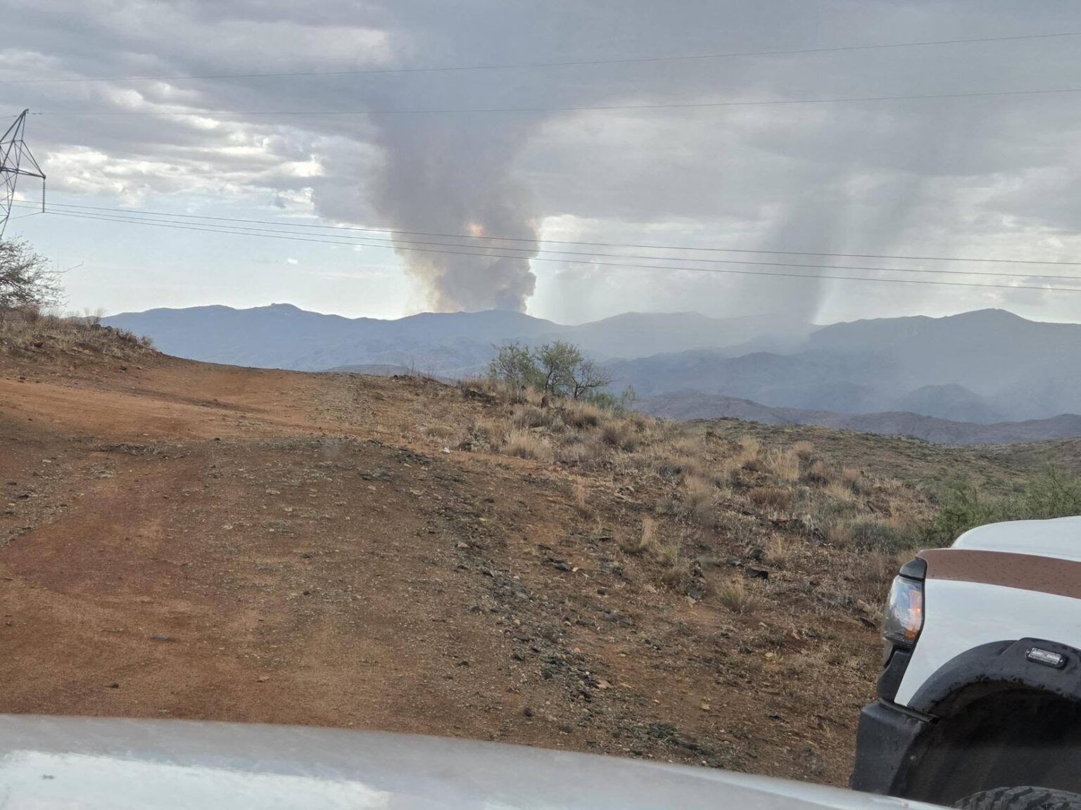 Juniper Fire at 600 Acres - KYCA