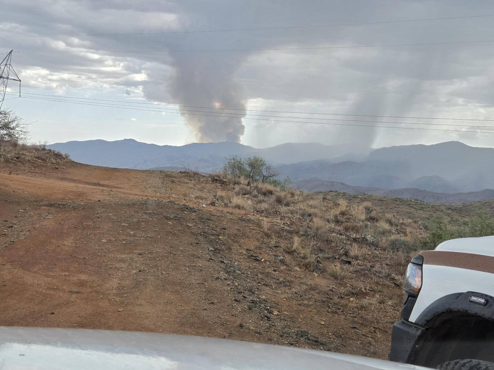 Juniper Fire at 600 Acres - KYCA