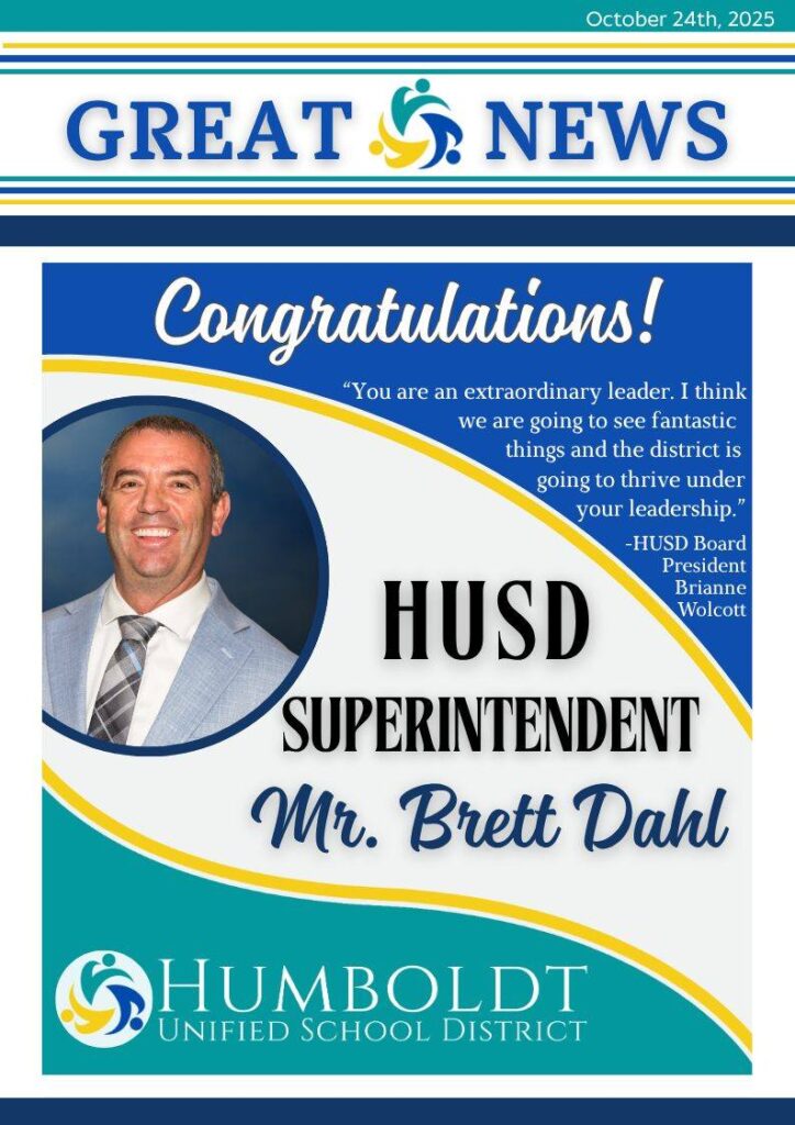 Brett Dahl Named New HUSD Superintendent - KYCA